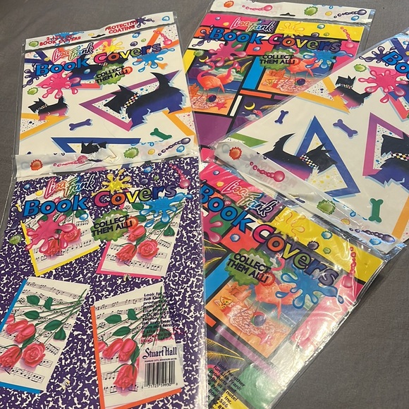 Lisa Frank | Other | 5 Lisa Frank Book Covers Vintage 989 | Poshmark